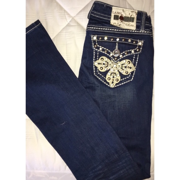 L.A. idol | Pants & Jumpsuits | Bedazzled Bootcut Jeans | Poshmark